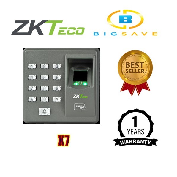 ZKTECO X7 SIMPLE FINGERPRINT ACCESS CONTROL TERMINAL | Shopee Malaysia