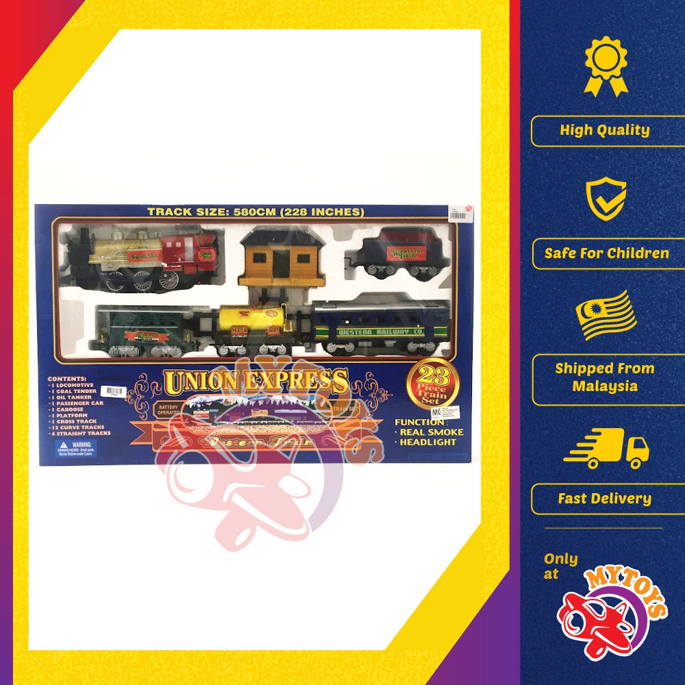 Union Express Train Set with 580cm Train Tracks Vehicle Toy Trains ...