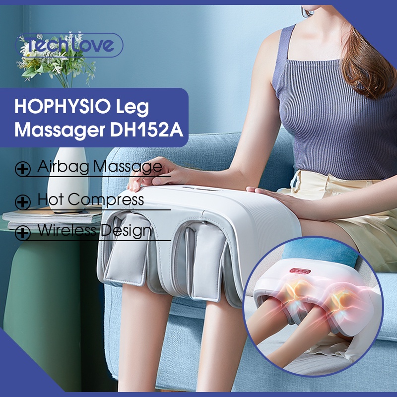 Tech Love HOPHYSIO Leg Massager DH152A Knees synchronization Air wave ...
