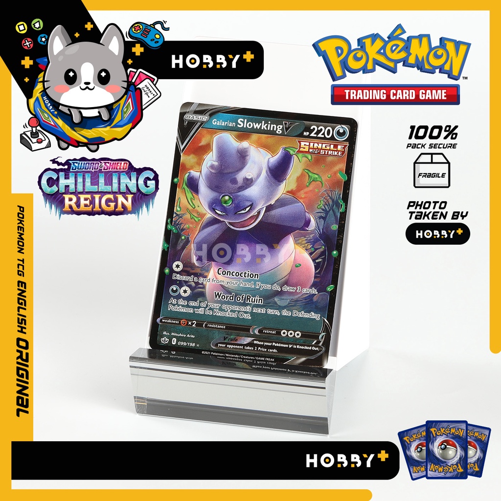 Pokemon TCG / PTCG Galarian Slowking V - 099/198 - Ultra Rare English ...