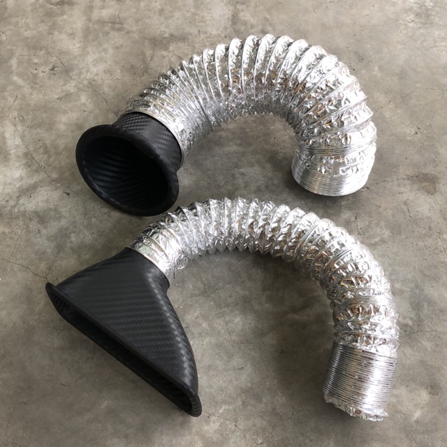 BILLION AIR INTAKE INLET PIPE AIR FUNNEL KIT CARBON FIBER | Shopee Malaysia