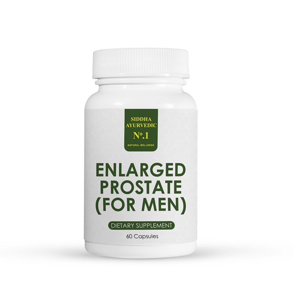 Siddha Ayurvedic No 1 Enlarged Prostate For Men 60 Capsules