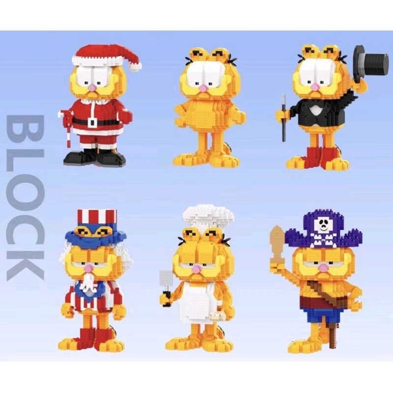 BALODY GARFIELD CARTOON MINI BLOCK | Shopee Malaysia