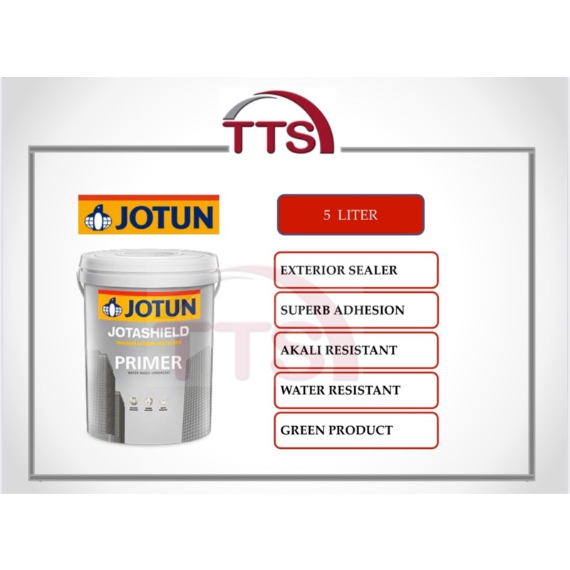 Jotun Jotashield Primer 5LT ( Premium for Exterior Sealer) | Shopee ...