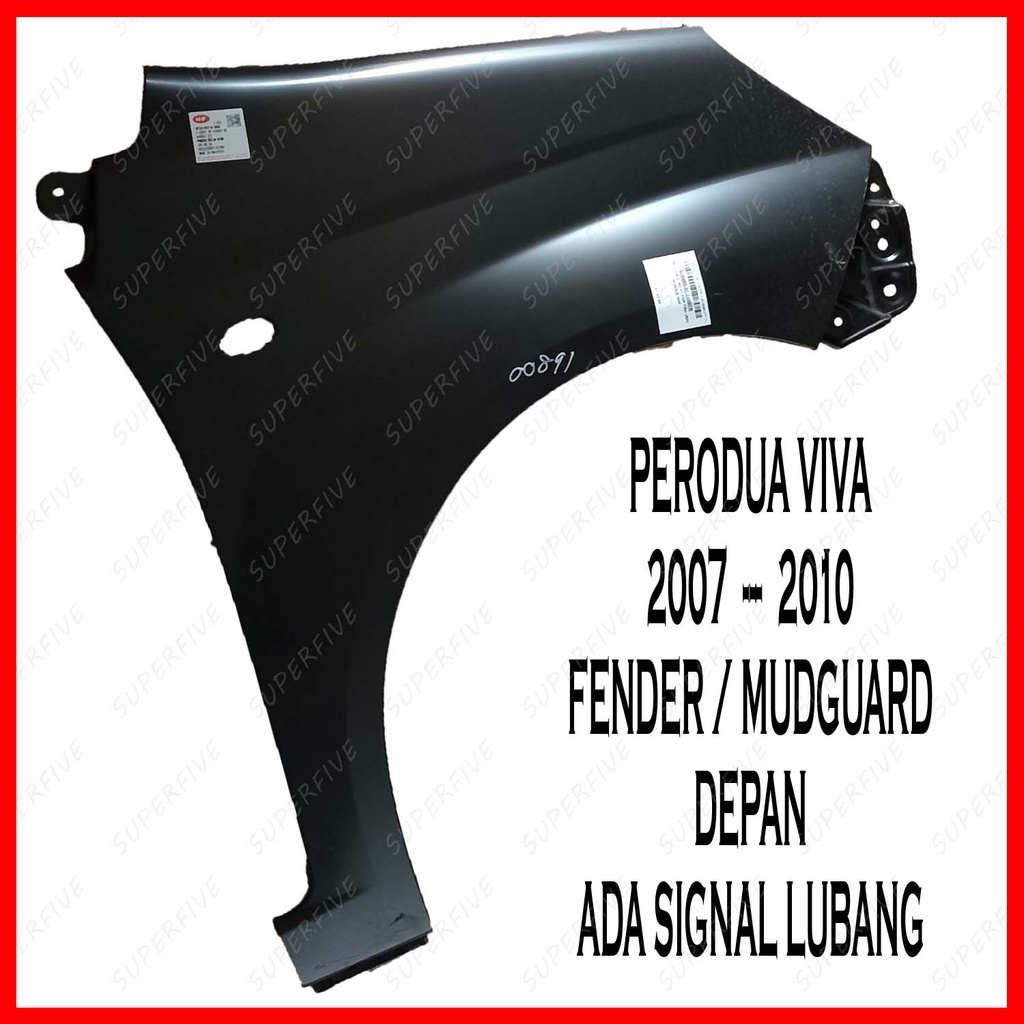 PERODUA VIVA (2007 - 2010) FRONT FENDER / MUDGUARD / KERETA FENDER ...
