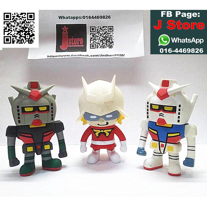 Gundam chibi figure ( J Store ) | Shopee Malaysia
