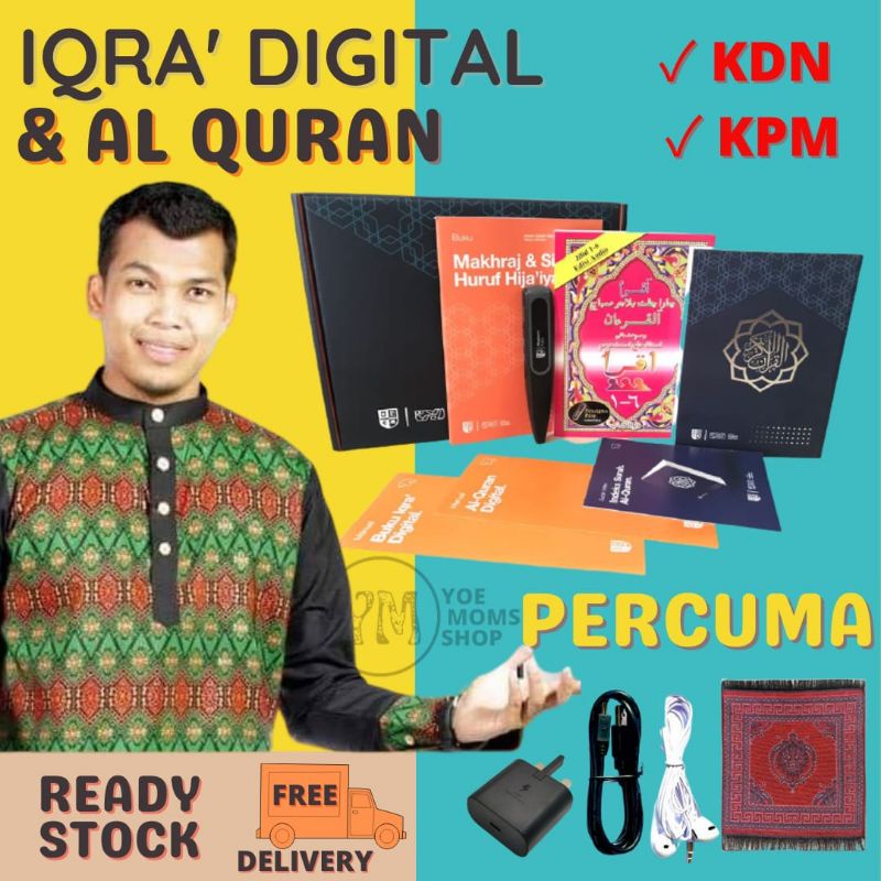 IQRA DIGITAL + AL-QURAN DIGITAL LULUS KDN&KPM | Shopee Malaysia