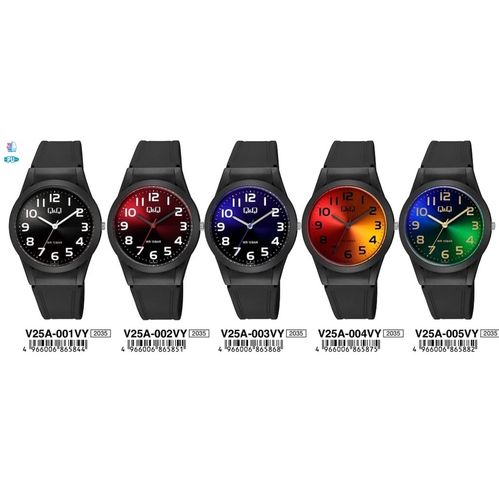 Q&Q Japan by Citizen Unisex Resin Analogue Watch V25A | Shopee Malaysia