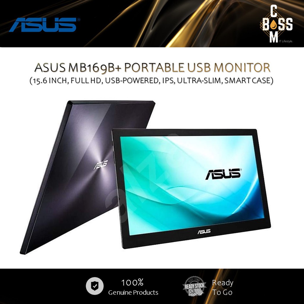 *LIMITED* *LIMITED* ASUS MB169B+ PORTABLE USB MONITOR - (15.6 INCH ...