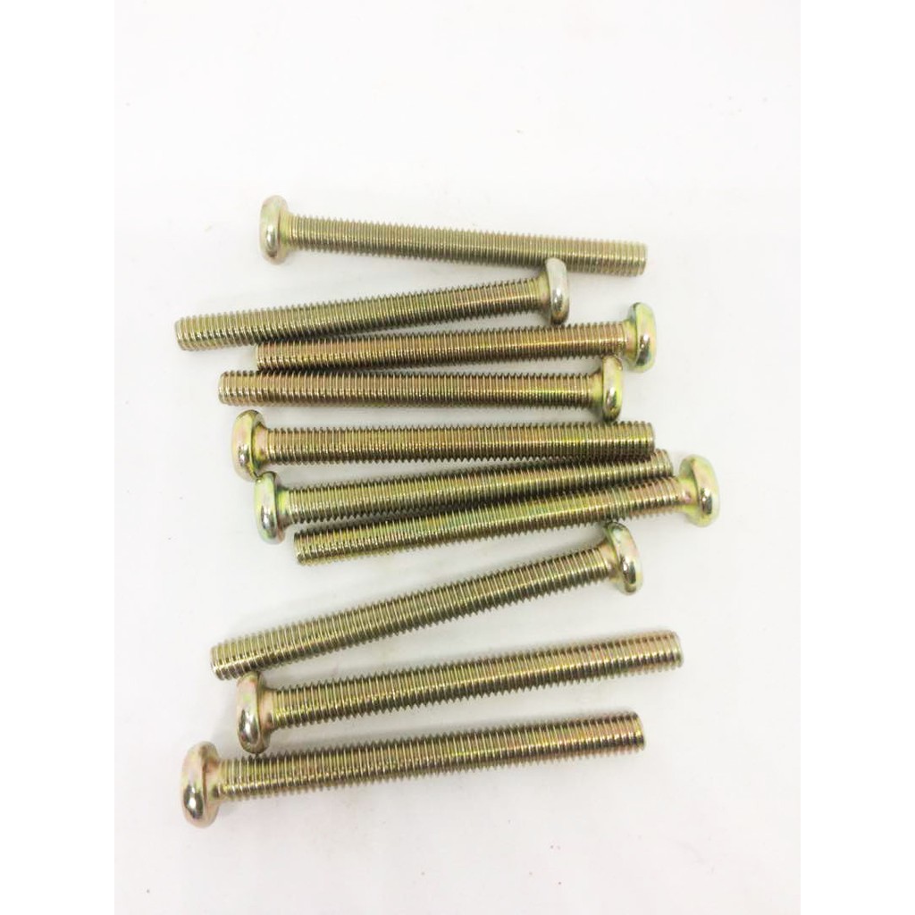 Galvanized Flat Round Head Hexagon Socket Screw Skru Katil Furniture ...