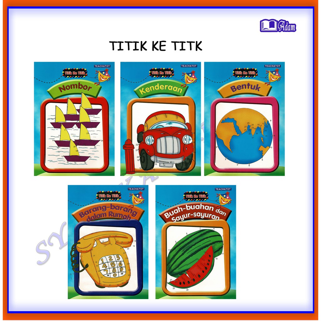 [ADM] BUKU AKTIVITI KANAK-KANAK: SAMBUNG TITIK KE TITIK - KD | Shopee ...