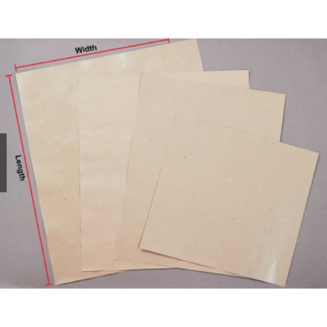 KERTAS BALUT NASI / WAX PAPER for Rice/canai/roti john-A,B,C,D(70'S ...