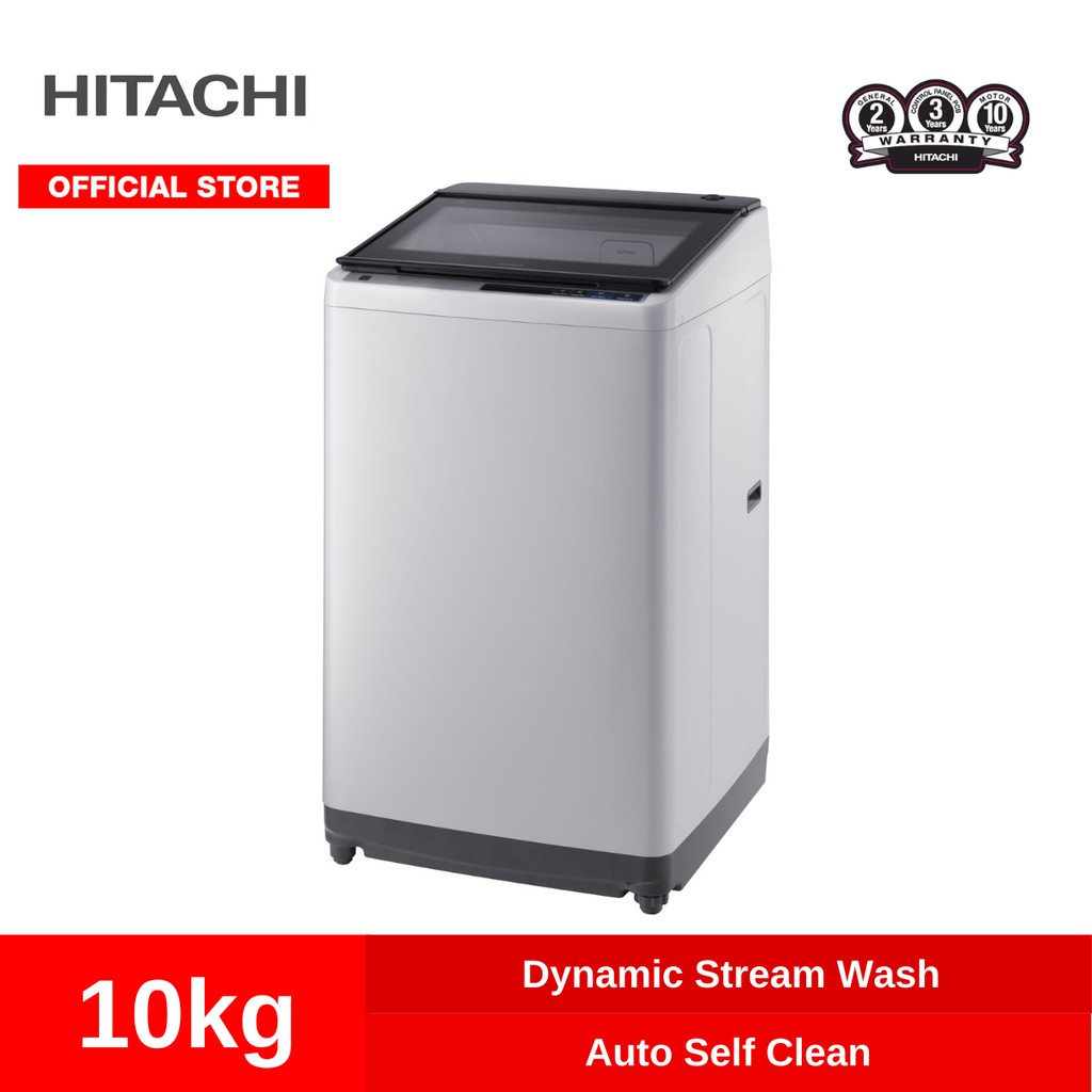Hitachi Top Loading Washing Machine Dynamic Stream Wash (10kg) SF-100XA ...