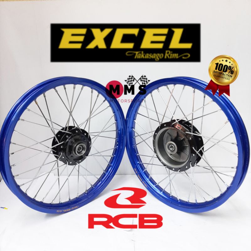 RXZ PNP Takasago Excel Asia 1.60x18 Blue, Racing Boy Lidi Spoke Chrome ...