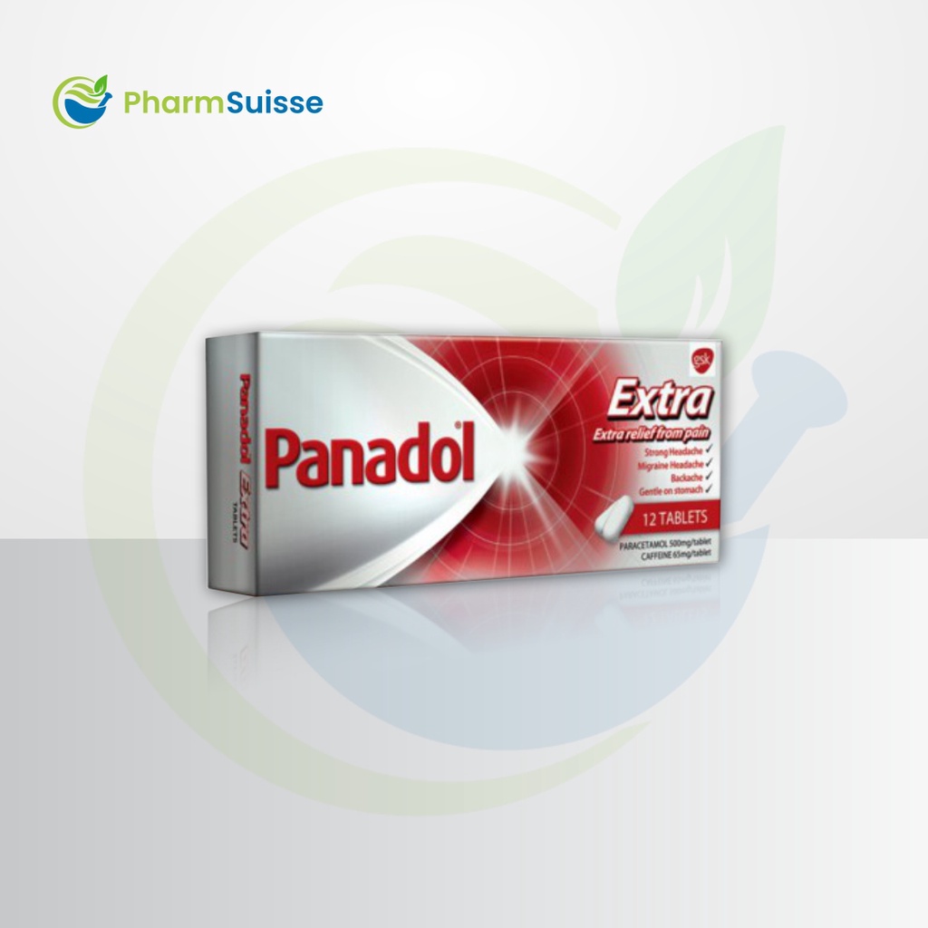 Panadol Extra Pain Relief for Strong Headache and Tough Pain (12's ...