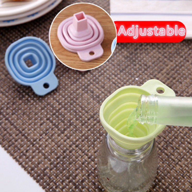 Square Telescopic Cone Funnel Kitchen Liquid Dispenser Household Items ...