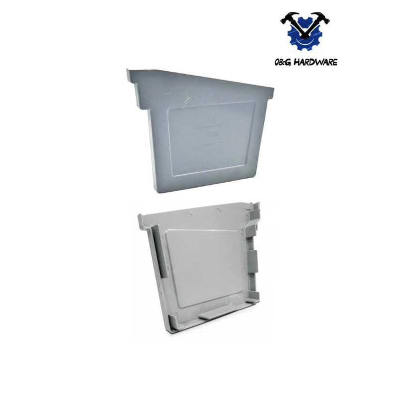 [ARENSI-MARLEY] F300 PVC RAIN GUTTER STOPPER END CAP LEFT & RIGHT (1SET ...