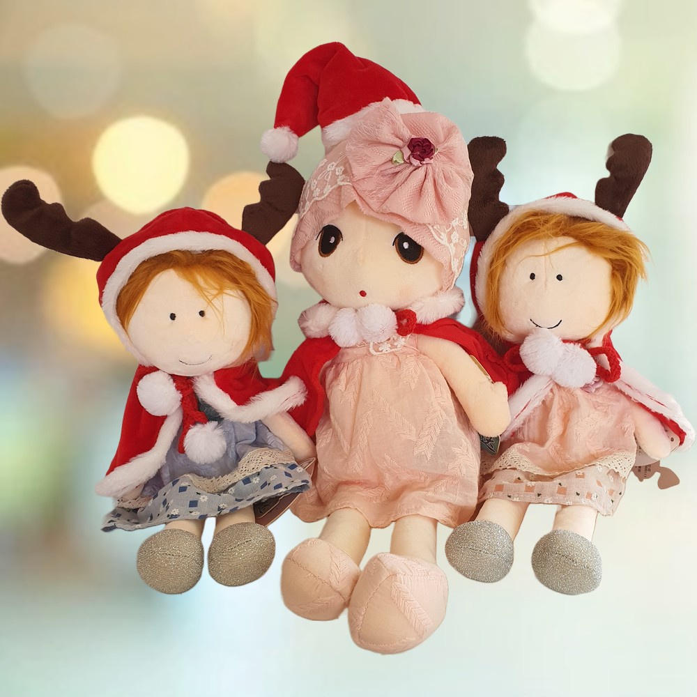 Cute Doll Stuffed Plushed Doll Toy 1 piece Anak Patung Comel | Shopee ...