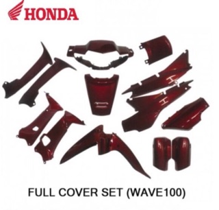 HONDA WAVE100 WAVE 100 W100 COVER SET COVERSET HLD LOCAL HONDA | Shopee ...