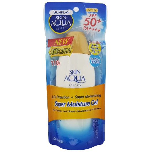 [NEW PACKING]Sunplay Skin Aqua UV Super Moisture Gel SPF 50 PA++++ 110g ...