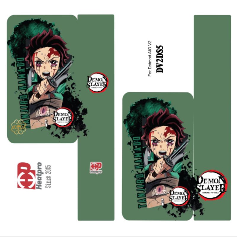 Dotmod Aio V2 PVC 3M Sticker Fully Wrap Skin Canvas Laminate Demin ...