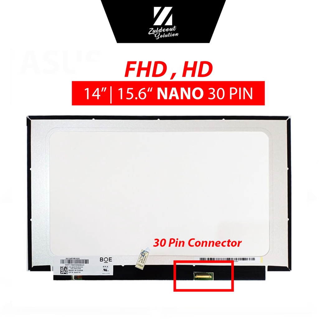 14" | 15.6" NANO Screen HD FHD 30 Pin Laptop Screen | Shopee Malaysia
