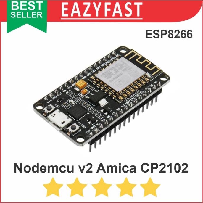 Nodemcu v2 Amica LUA WiFi CP2102 ESP8266 ESP12 IoT Internet Module ...