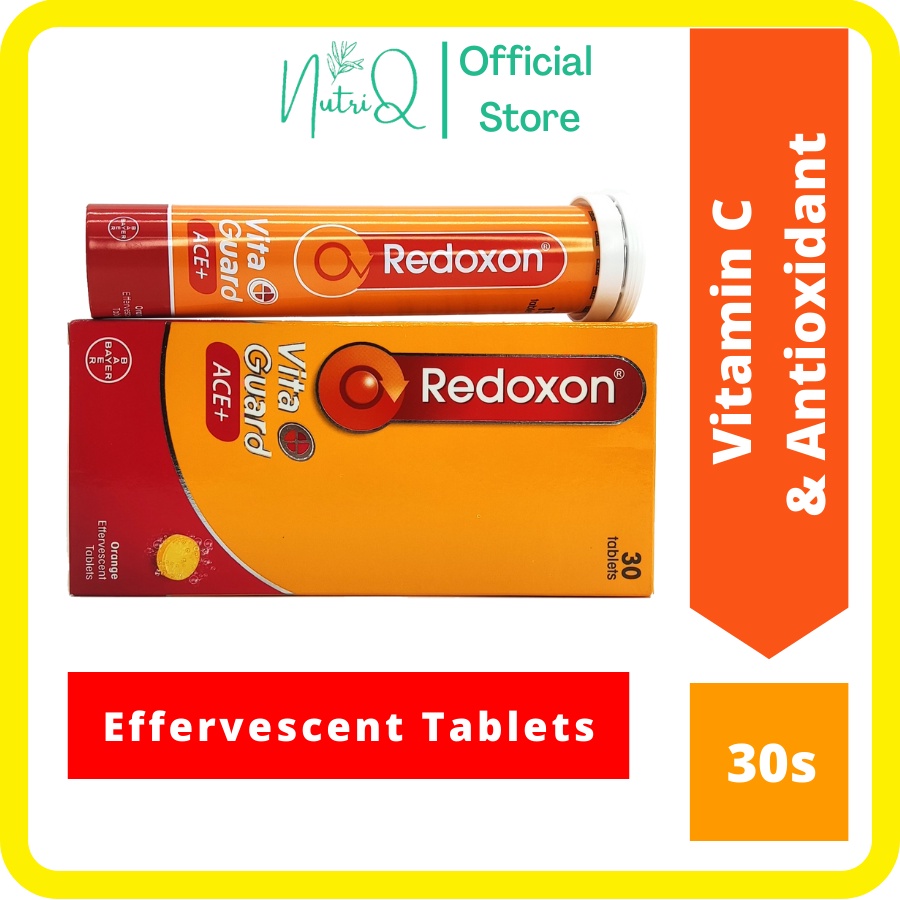 Redoxon Vita Guard Vit C Orange Effervescent Vita C 30 Tablets Bayer ...