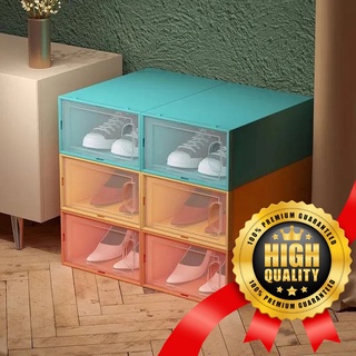 MKCUBE 🔥High Quality🔥 Rak Kasut Stackable Storage Shoes Rack Shoes Box ...