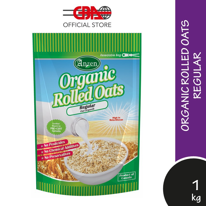 Anzen Organic Rolled Oats - Regular (1kg) | Shopee Malaysia Anzen Organic Rolled Oats - Regular (1kg) | Shopee Malaysia