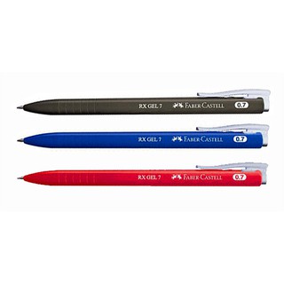 Original Faber-Castell Pen Merah; Pen Biru; Pen Hitam RX Gel Pen Faber ...