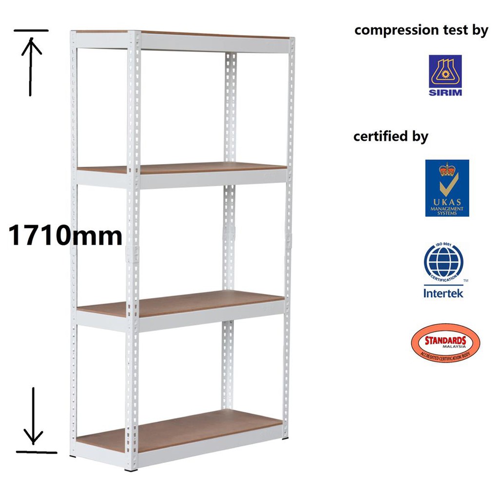 DIY Rack 300x900x1710mm office Arch file Storage Boltless Rack | Shopee ...