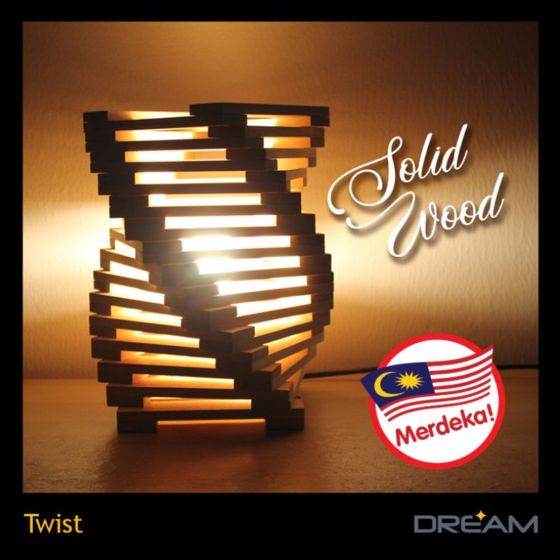 Lamp / Lampu Hiasan / Bedside Lamp / Wooden Lamp | Shopee Malaysia