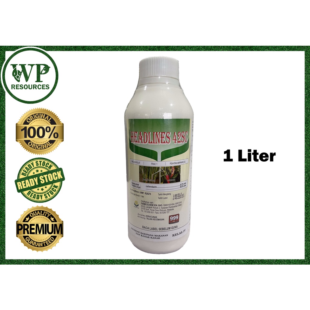 Headlines 42SC 1 Liter / racun kulat / bintik daun & kulapuk berdebu ...