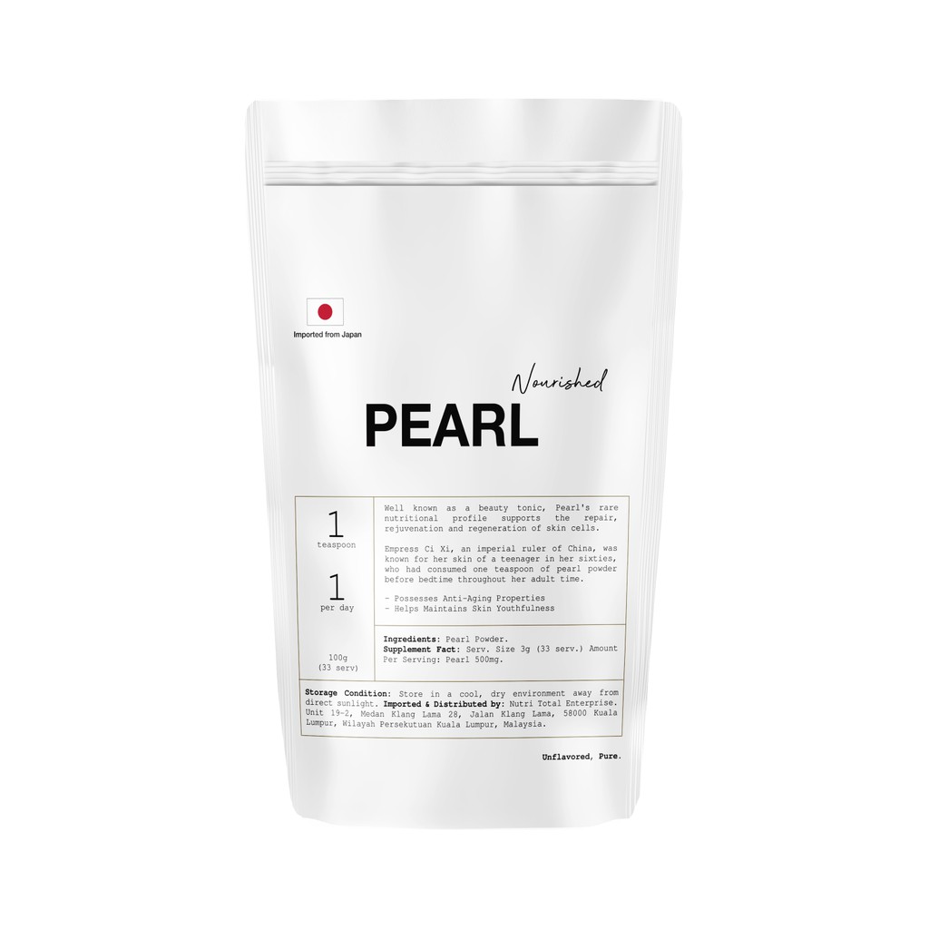Nourished Pure Pearl Powder 500mg for Repair , Rejuvenation And ...