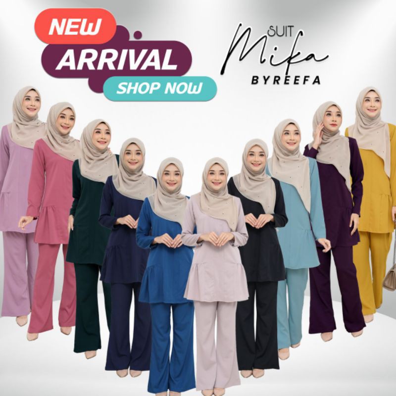 SUIT MIKA X BYREEFA (SET) | Shopee Malaysia