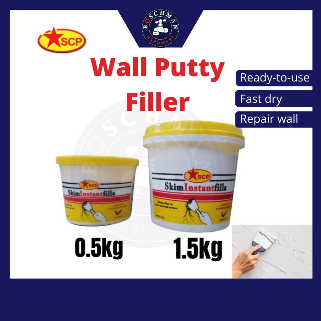 SCP wall putty Filler Instant filler Crake Hole Gap Repair Pengisi ...