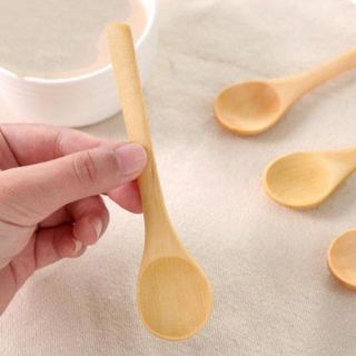 1 Sudu Kayu Kecil Small Coffee Wooden Tea Spoon Korean Style Wooden ...