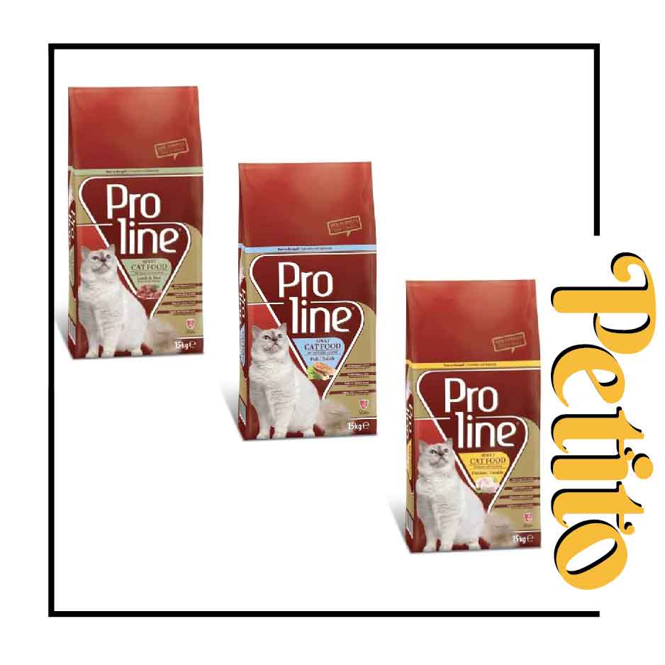 Proline Adult Dry Cat Food 1.5kg - Chicken / Fish / Lamb&Rice | Shopee ...