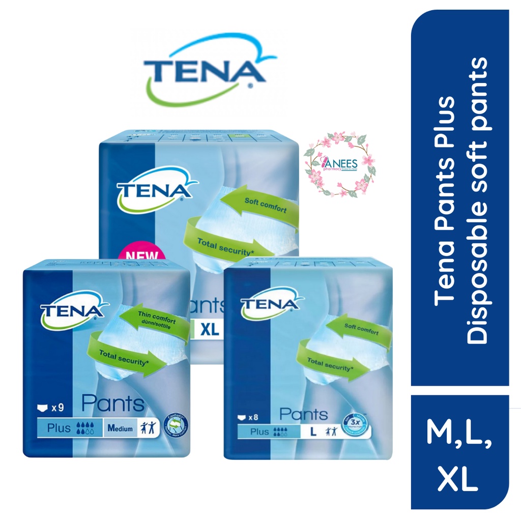 Tena Pants Plus M,L & XL - Pampers untuk orang dewasa. | Shopee Malaysia