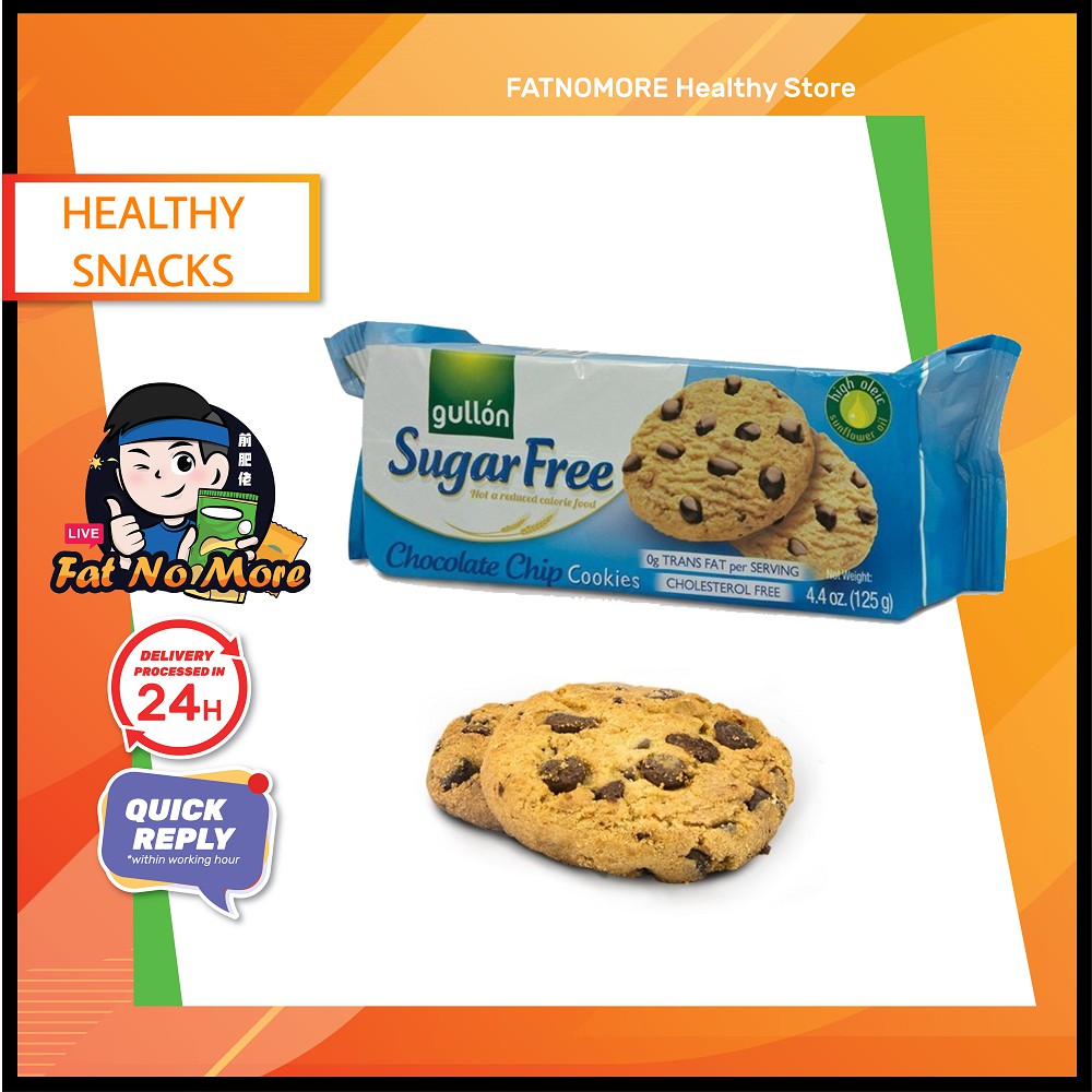 Gullon Sugar Free Choc Chip Cookies 125g EXP 07/22 | Shopee Malaysia