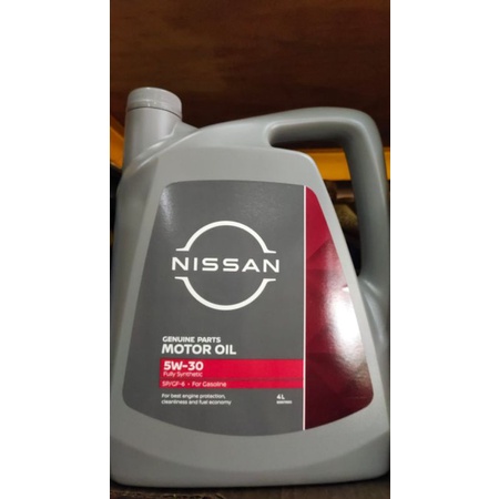 NISSAN ENGINE OIL SP/GF6 FULLY SYNTHETIC 5W30 + OIL FILTER/ MINYAK ...