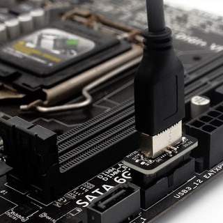 USB 3.0 20Pin Header Male to TYPE-E USB 3.1 Front Panel Header Cable ...