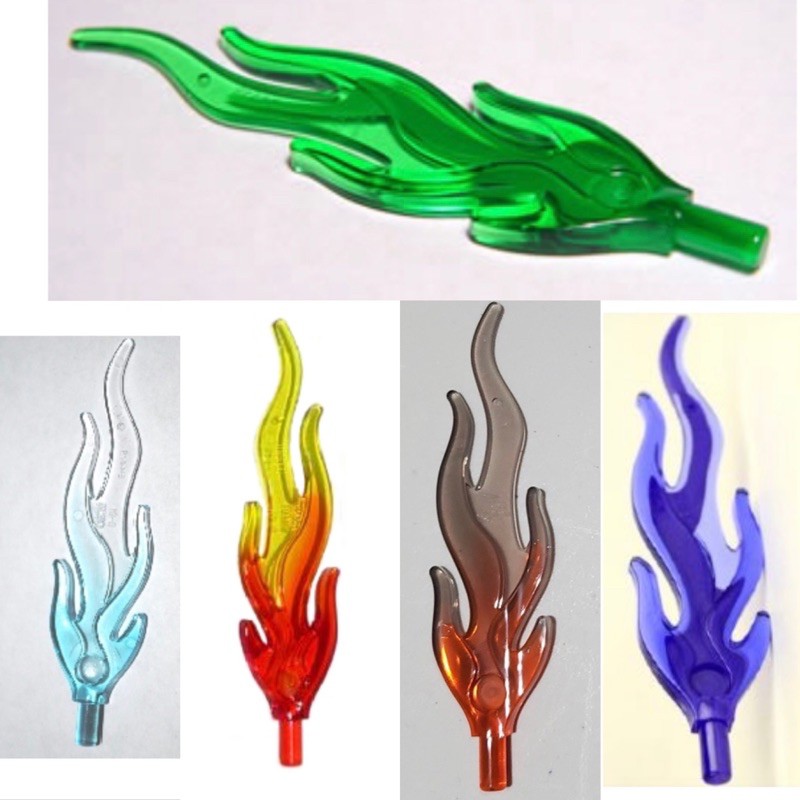 Lego Energy Effect Flame Water Large Wave Rounded with Pattern ORIGINAL ...