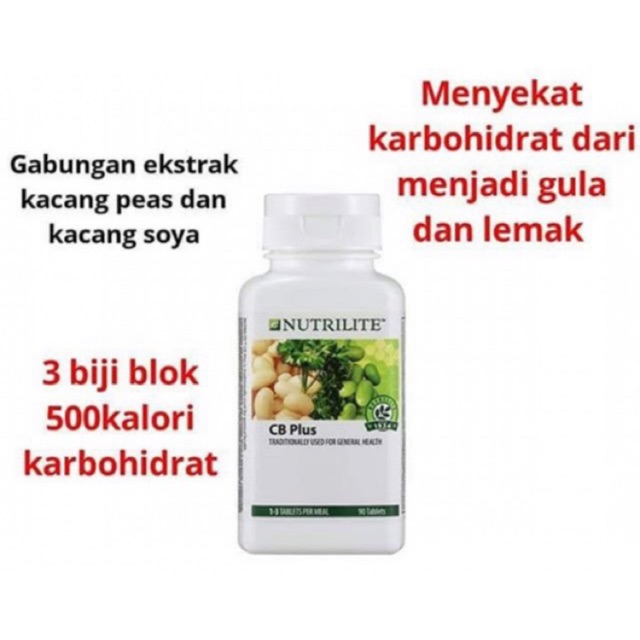 NUTRILITE CB PLUS AMWAY (90tab) | Shopee Malaysia