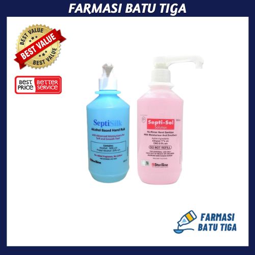 SEPTI-SOL SOLUTION/ SEPTISILK ALCOHOL BASED HAND SANITIZER 500ML | Shopee Malaysia