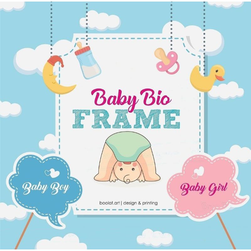 Baby Bio Frame Canvas Print | Shopee Malaysia