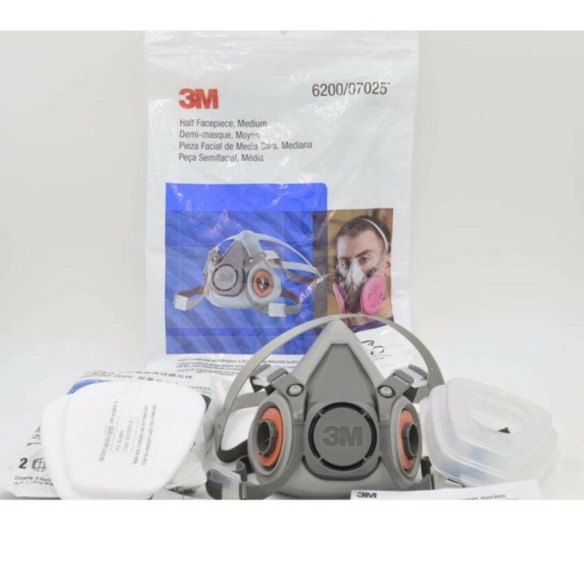 3M HALF FACE REUSABLE MASK 6200 / 07025 ( ORIGINAL SET ) | Shopee Malaysia