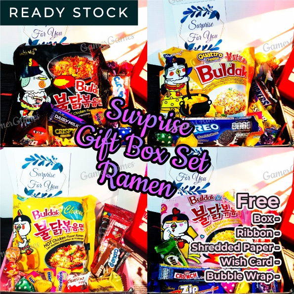 Surprise Gift Box Set Ramen Chocolate Candy | Shopee Malaysia