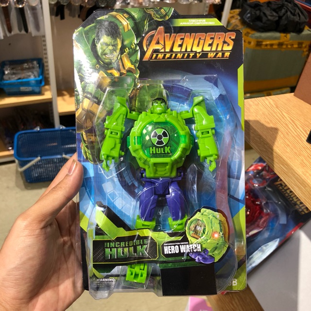 PROMOTION ‼️ Avengers Hulk Robot Kid’s Watch | Shopee Malaysia
